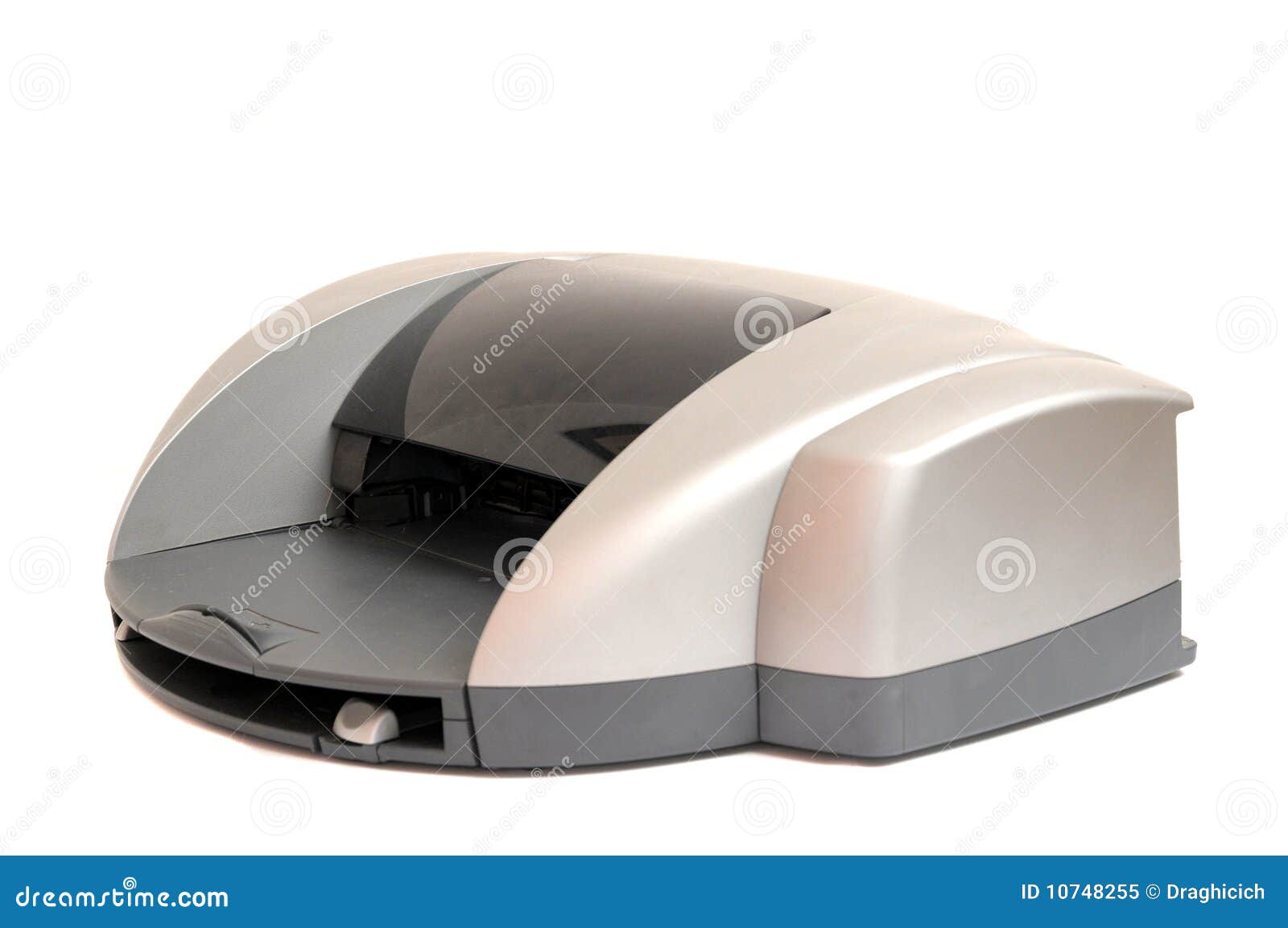 Modern ink jet printer stock image. Image of isolated - 10748255