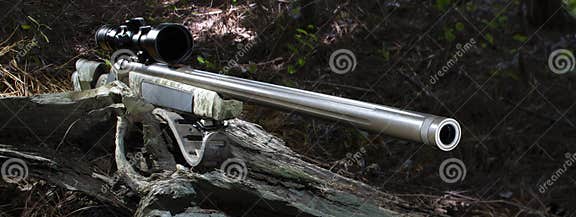 Modern Muzzleloader for Hunting Stock Photo - Image of killing, muzzle ...