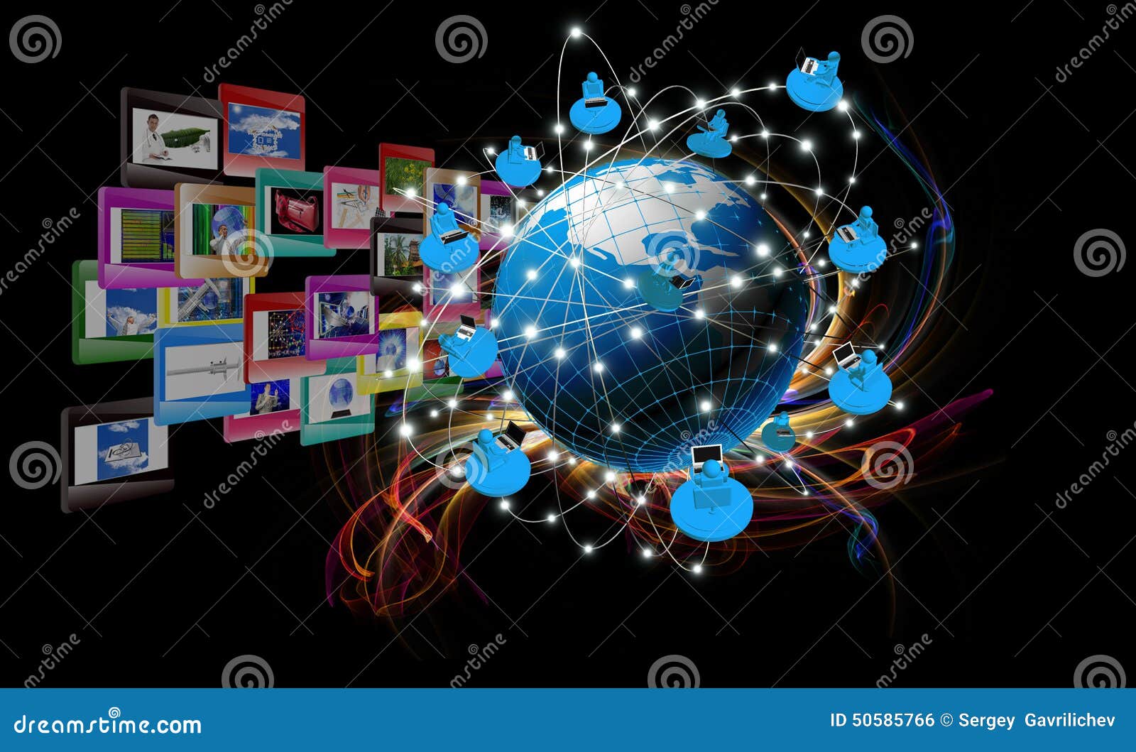 Modern Innovation Compiting Technology Stock Illustration ...