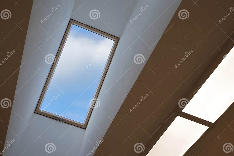 Modern, Insulating Skylight Window and Energy-saving LED Lighting ...
