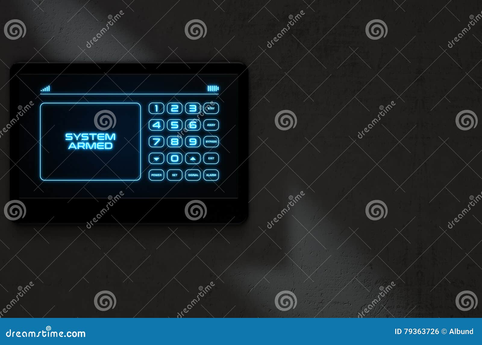 Modern Interactive Home Security Royalty-Free Stock Photography ...