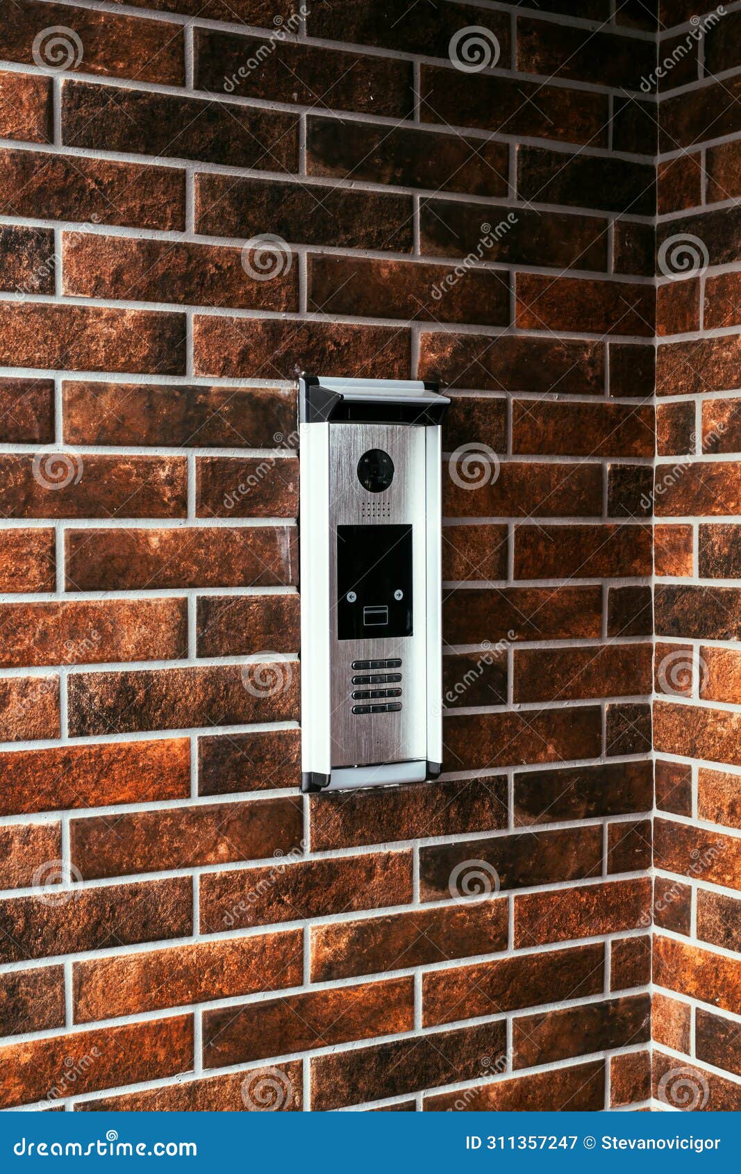 Old Intercom At The Entrance To A Residential Building Royalty-Free ...