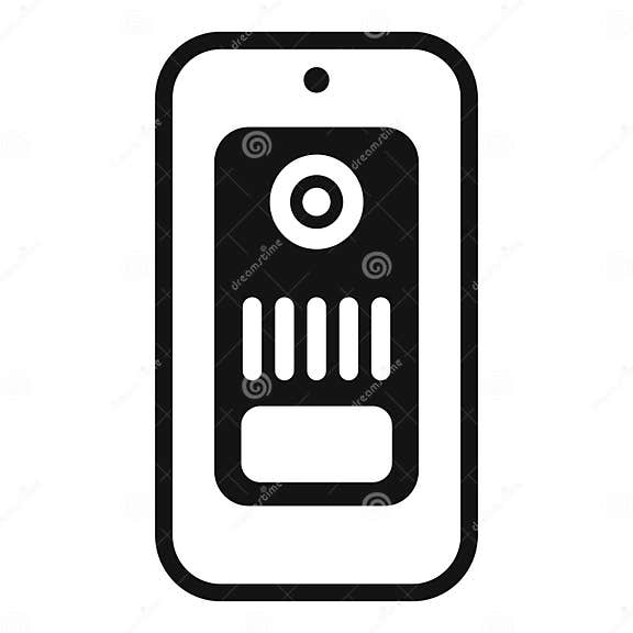 Modern Intercom System Displaying Access Control Buttons Stock ...