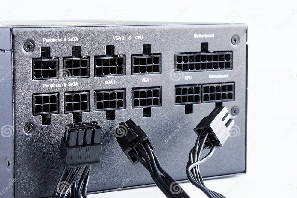 Modern Interfaces of Connectors on Power Electrical Cables Next To a ...