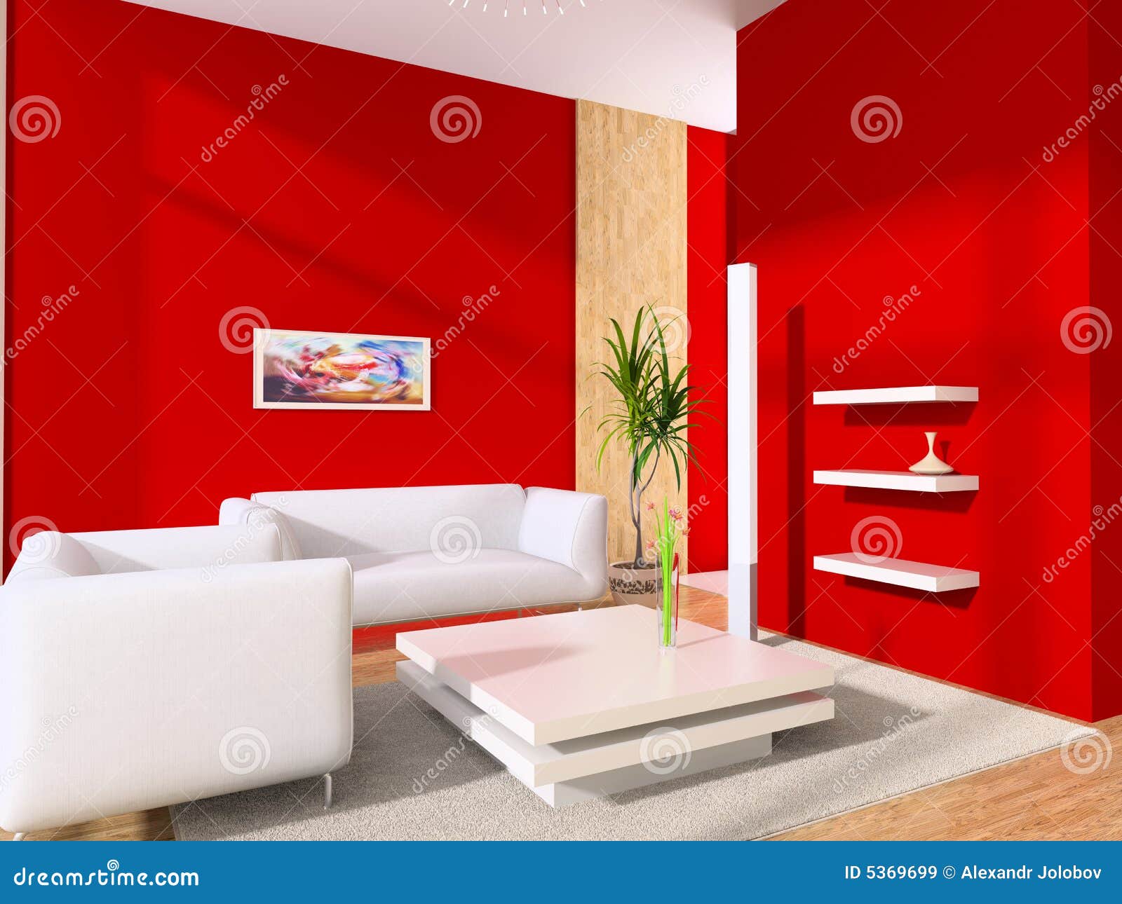 Modern interior stock image. Image of illumination, technology - 5369699