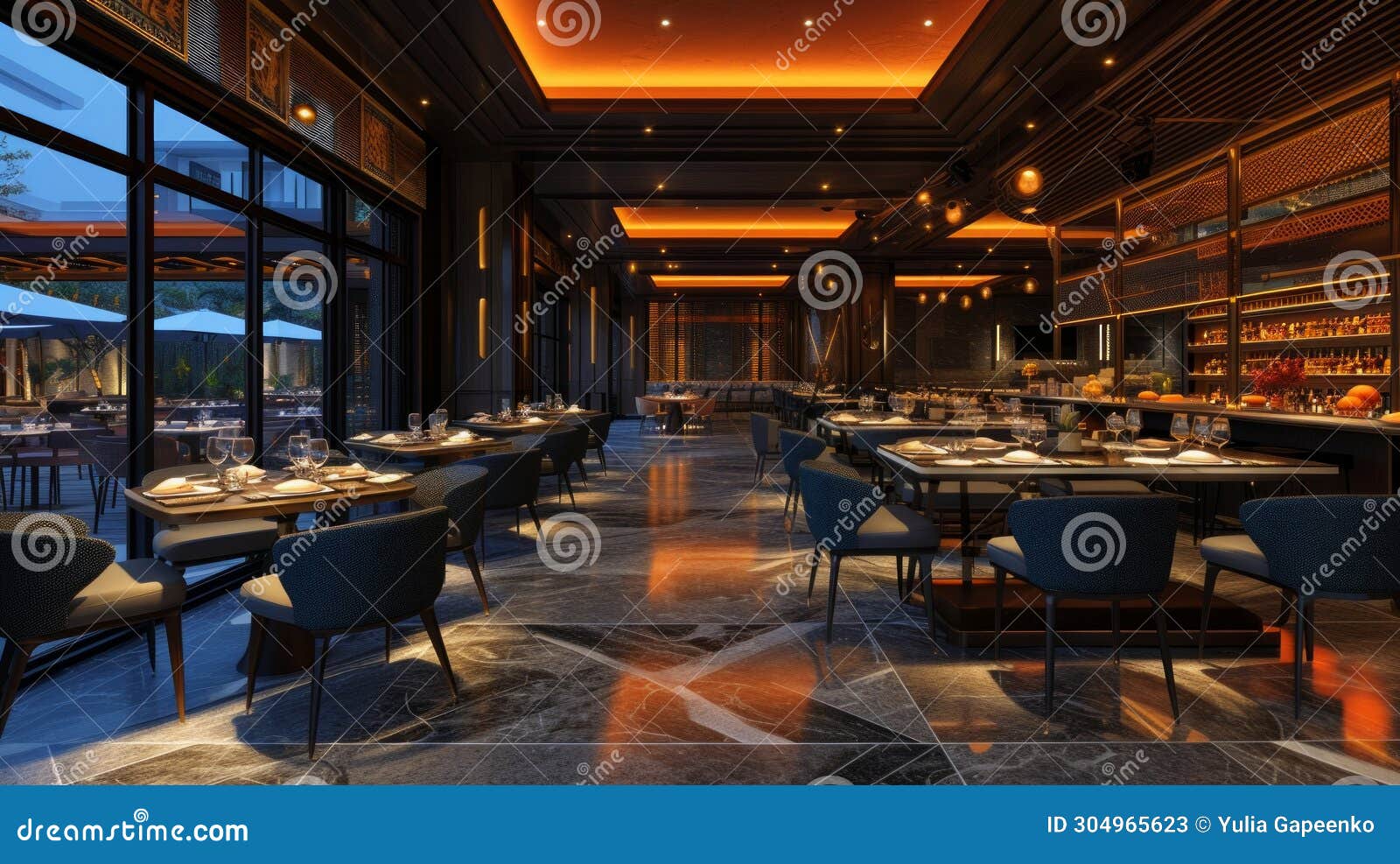 Modern Interior Aesthetics Blend Seamlessly with Delectable Dishes ...