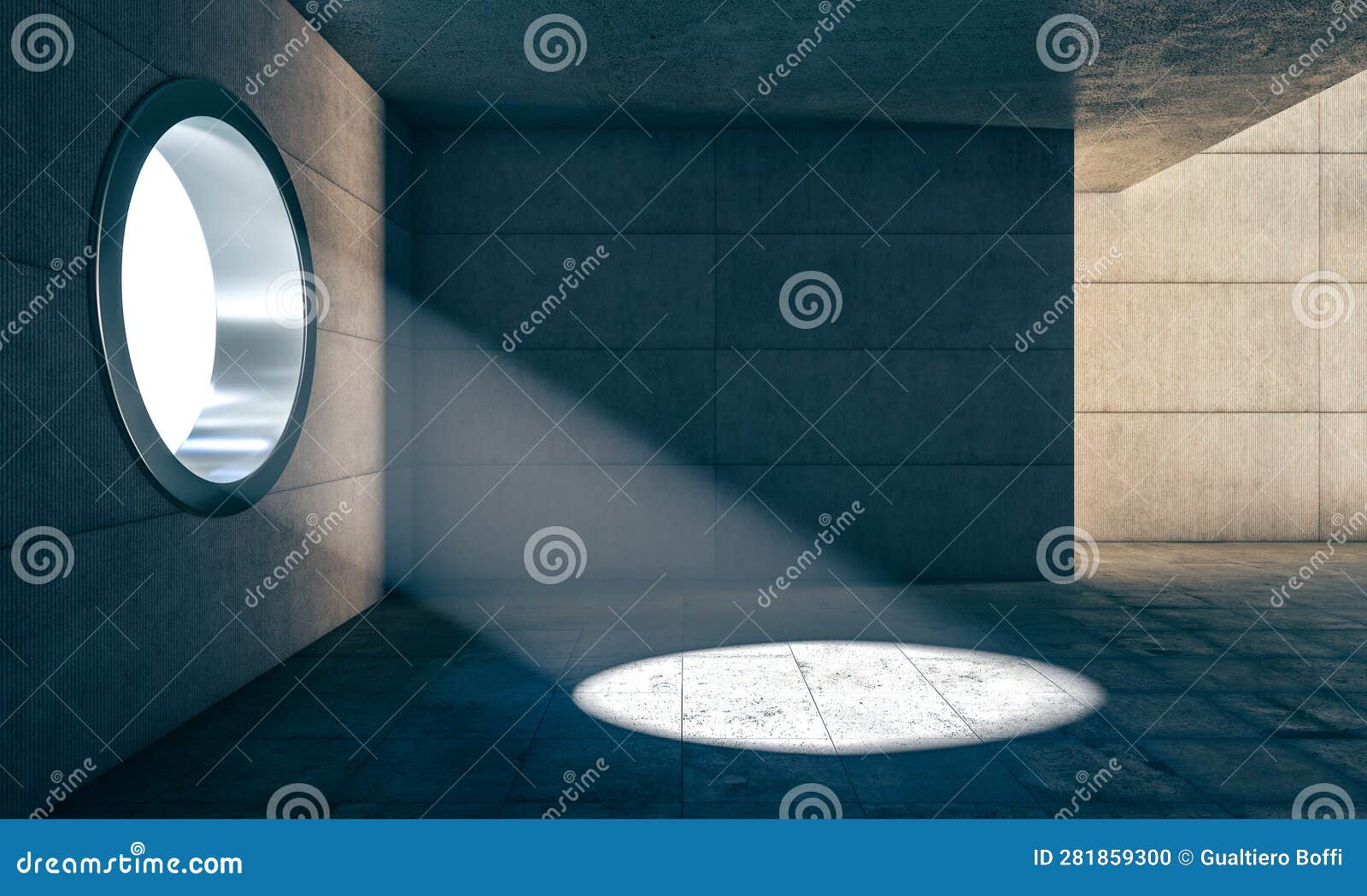 Circular Window Of A Cabin Of A Ship. Stock Photography | CartoonDealer ...