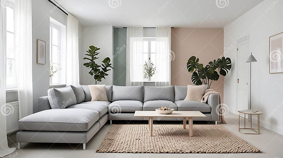 Creative Interior Design Ideas for a Beautiful Home Stock Illustration - Illustration of rooms ...