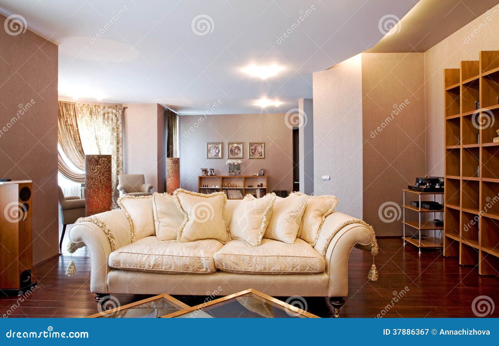 Modern interior design stock image. Image of decorative - 37886367