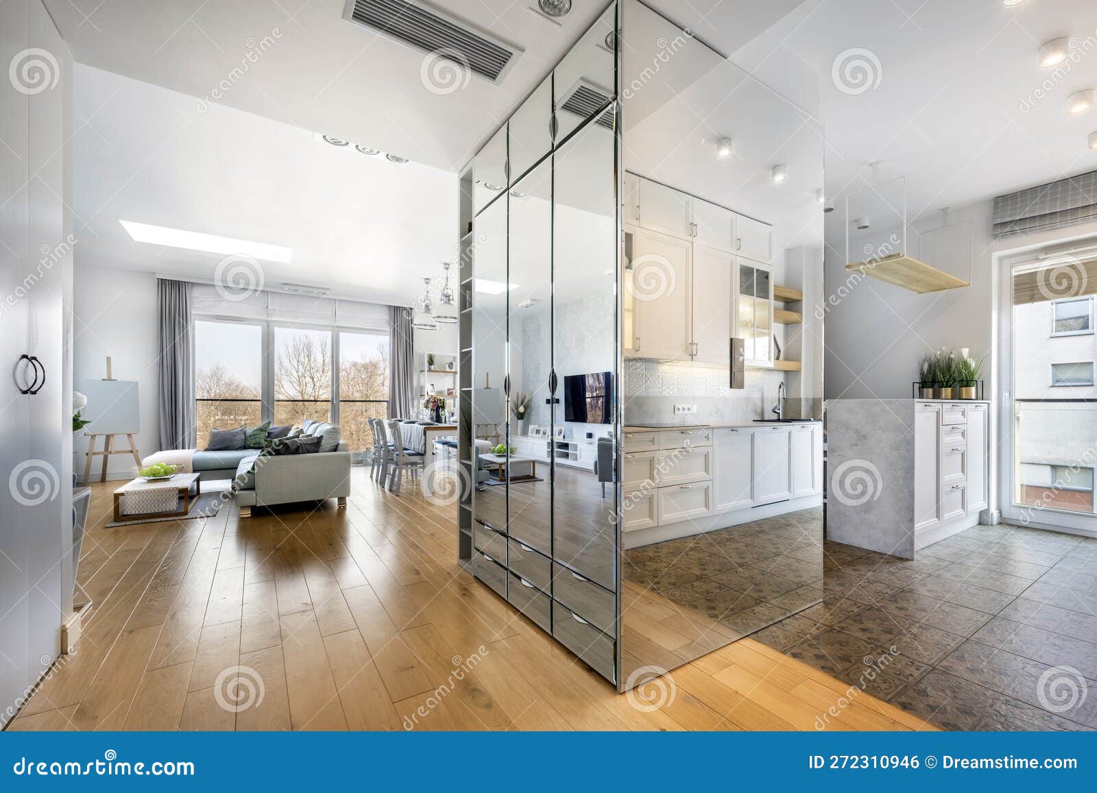 Modern Interior Design - Open Kitchen Stock Photo - Image of lifestyle ...