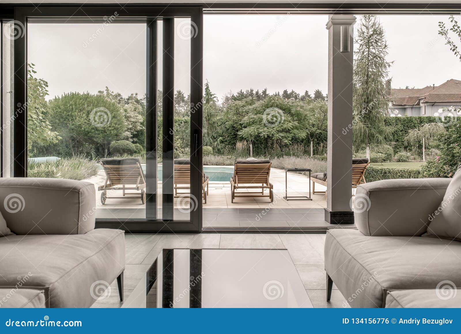 Modern Interior Glass Window