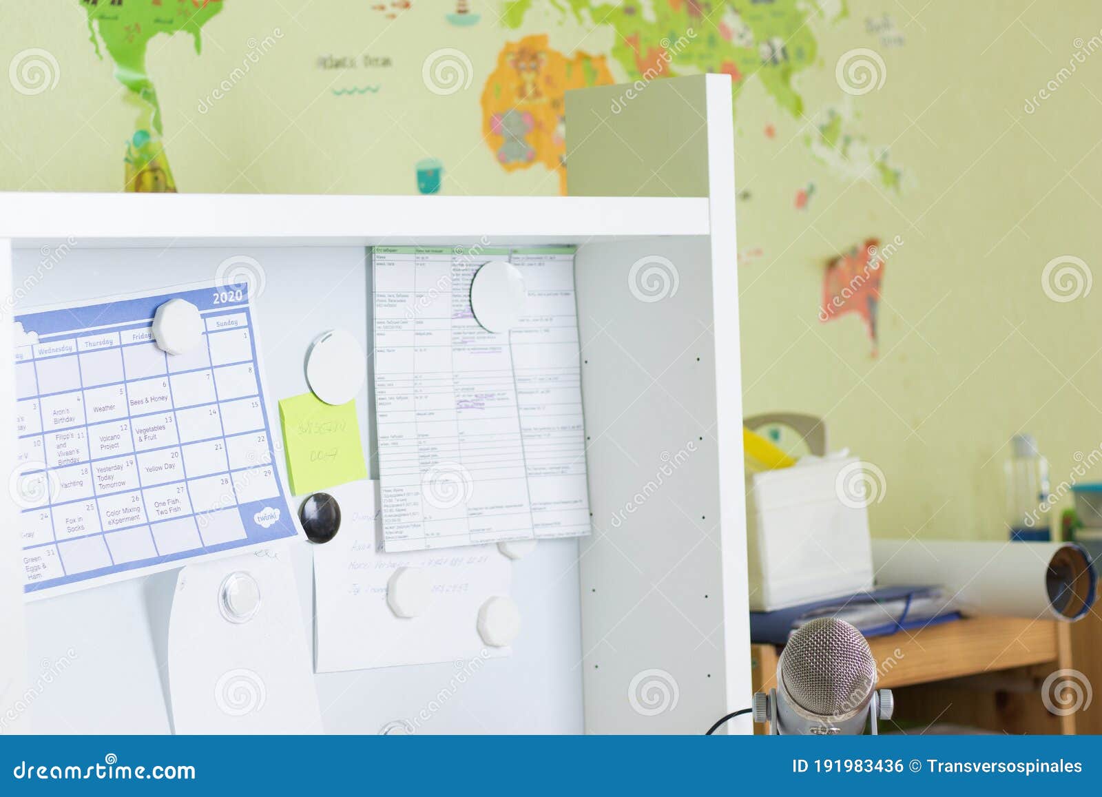 Modern Interior of Office or Classroom with Copy Space Stock Photo ...