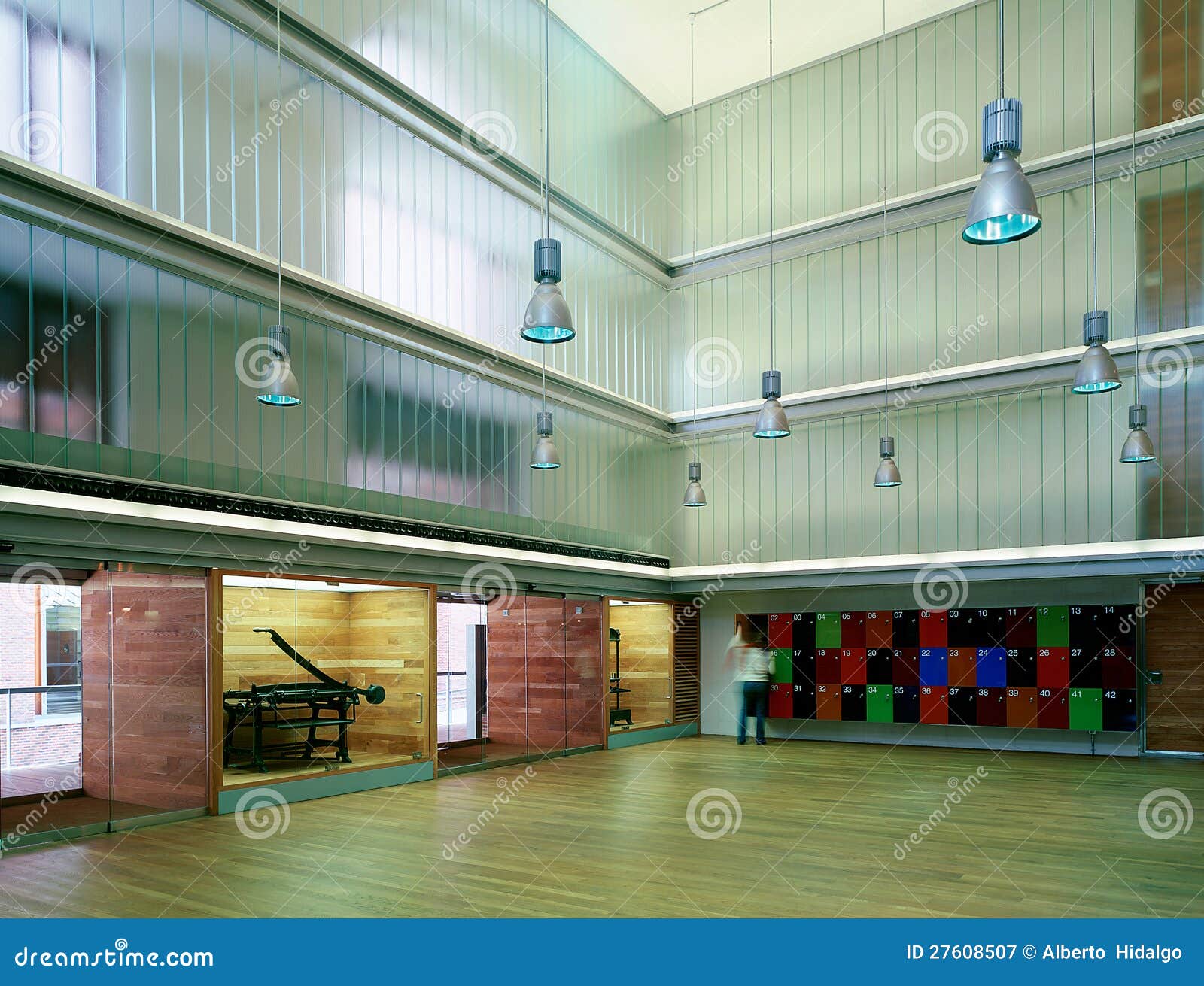 Modern Interior in a Public Building Stock Image - Image of furniture ...