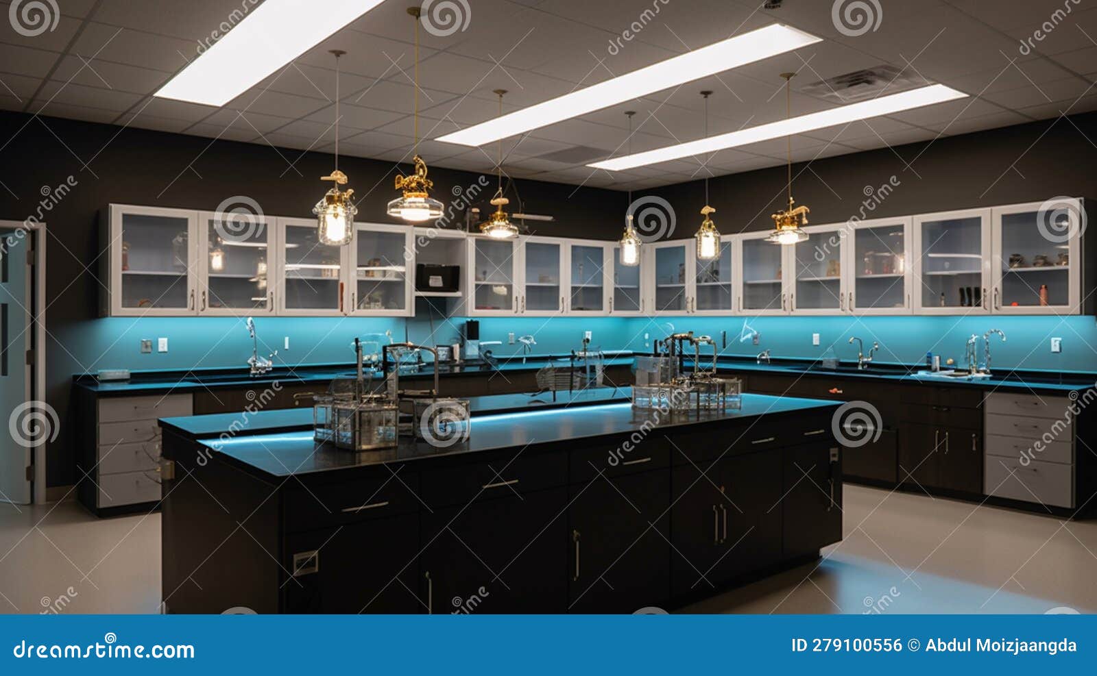 Modern Interior Science Lab with Lighting from Gateway Stock ...