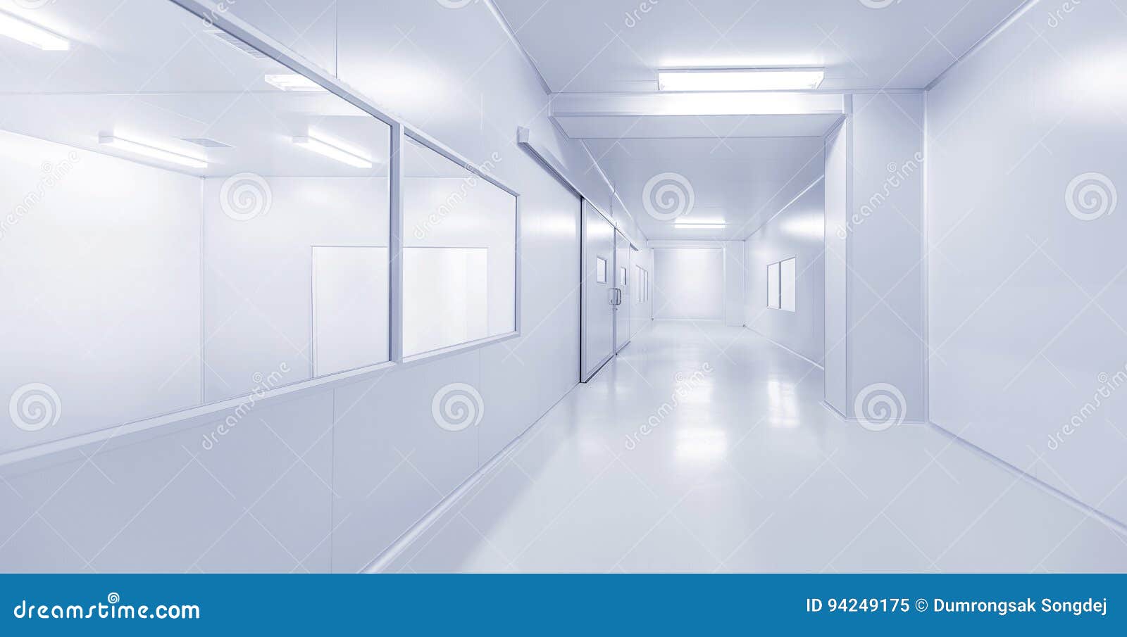 Modern Interior Science Laboratory or Factory Background Stock Image ...