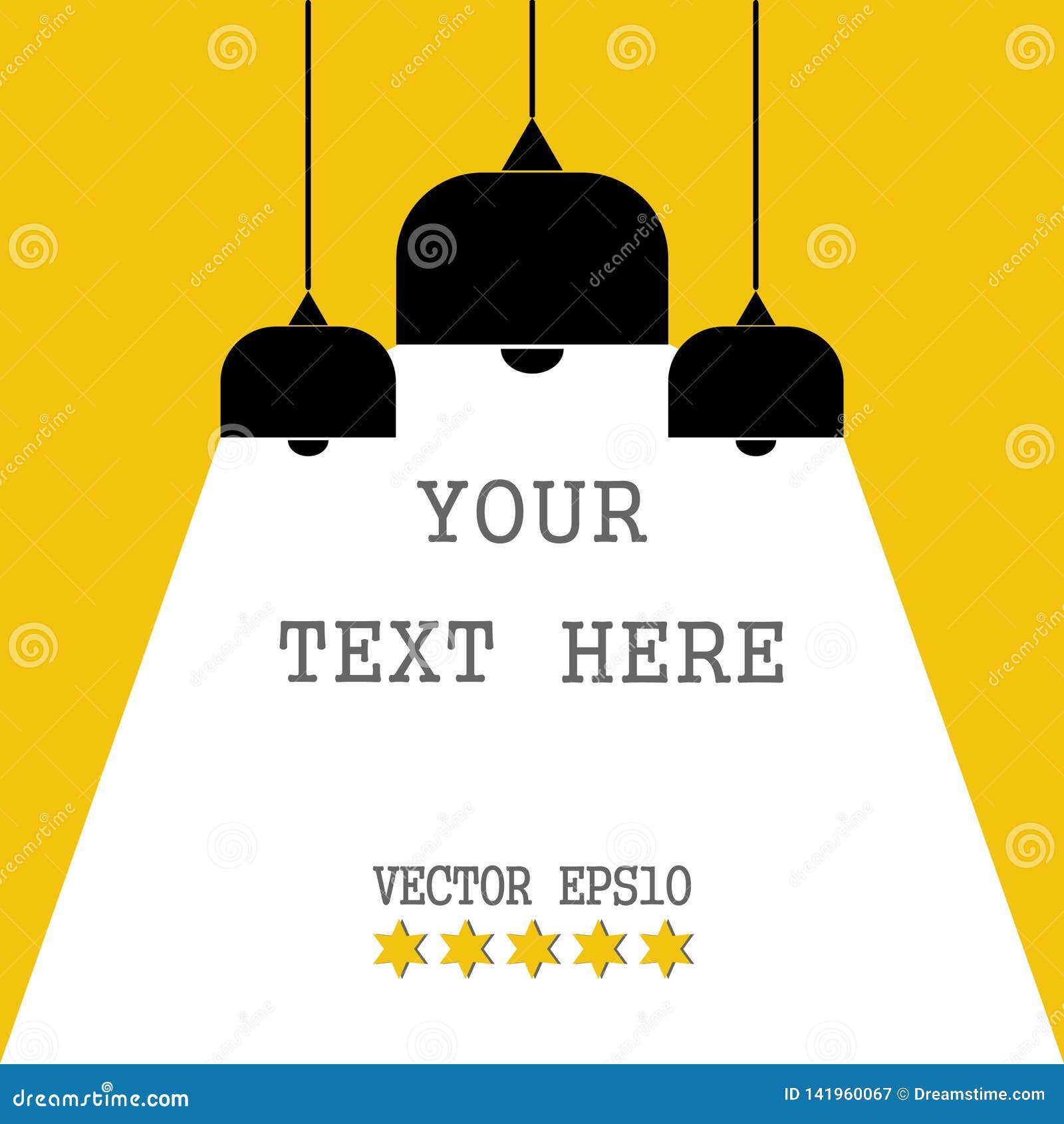 Modern Interior.Vector Isolated Lamp Stock Vector - Illustration of ...