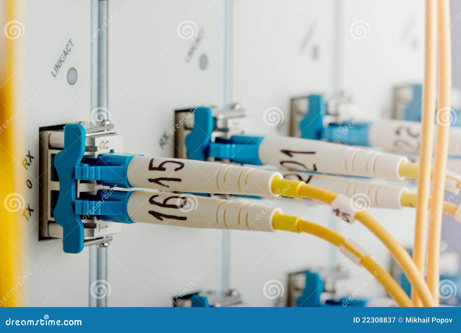 Modern Internet Router in Data Center. Stock Image - Image of ...