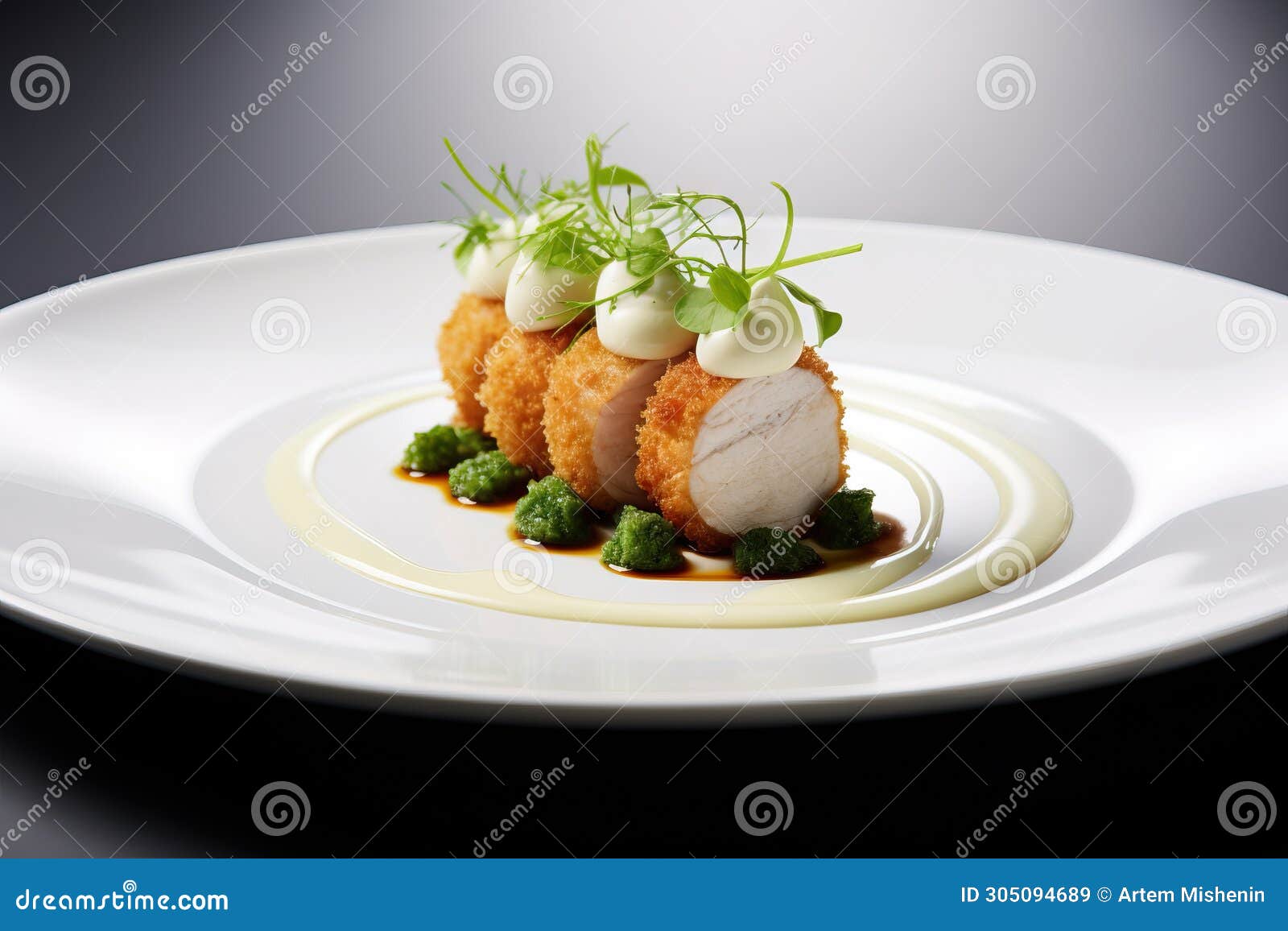 Modern Interpretation of Chicken Kiev: a Contemporary Plating of ...