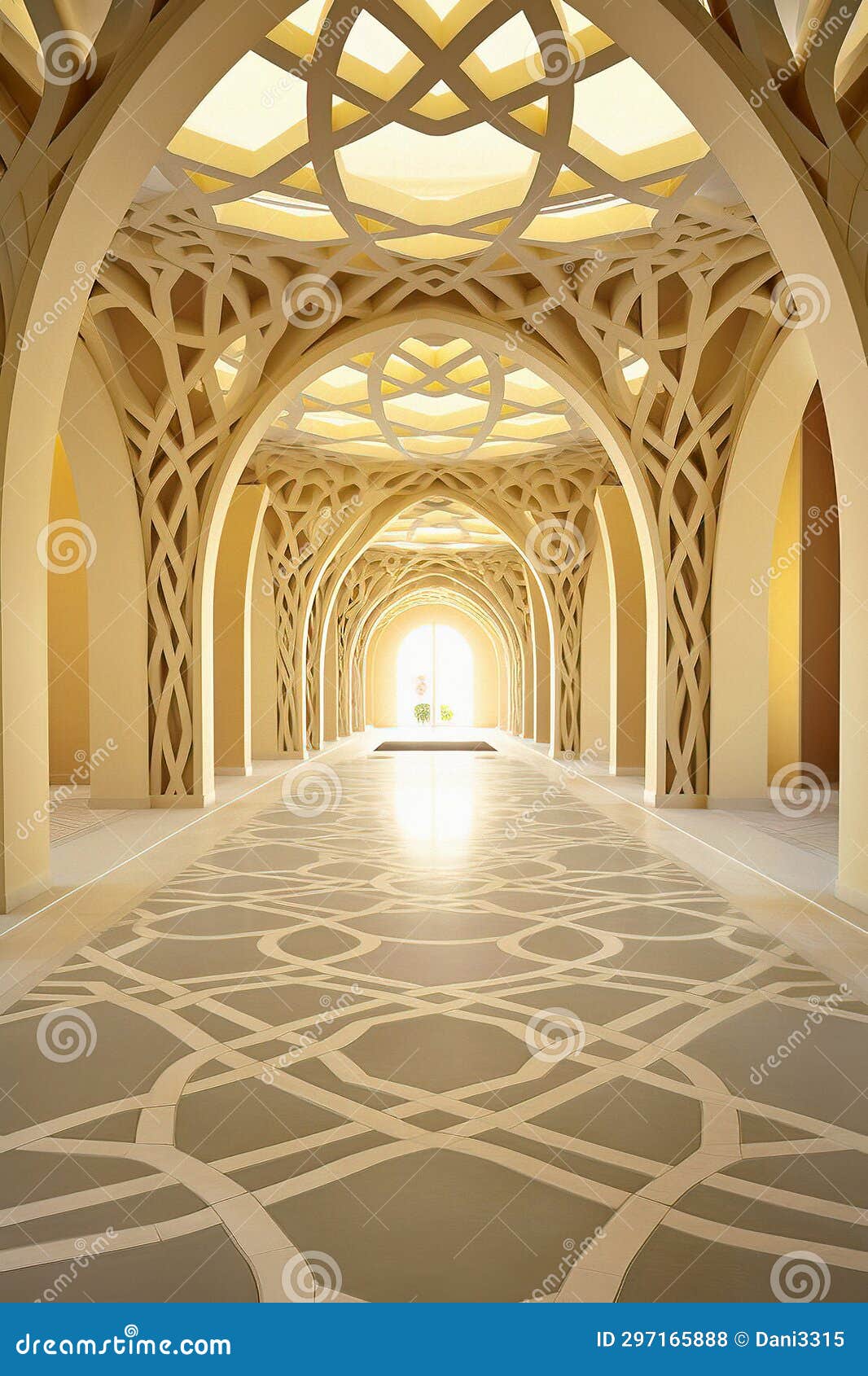 Modern Islamic Background Design Template Vector Illustration ...