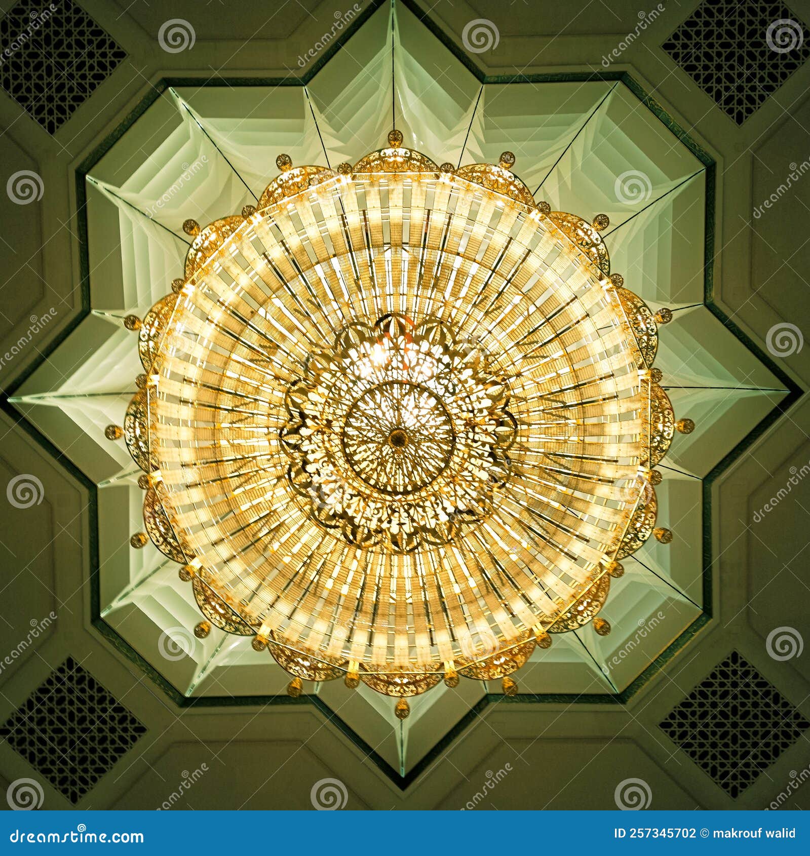 Modern Islamic Architecture in the Great Mosque of Algiers Stock Photo - Image of algeria, great ...