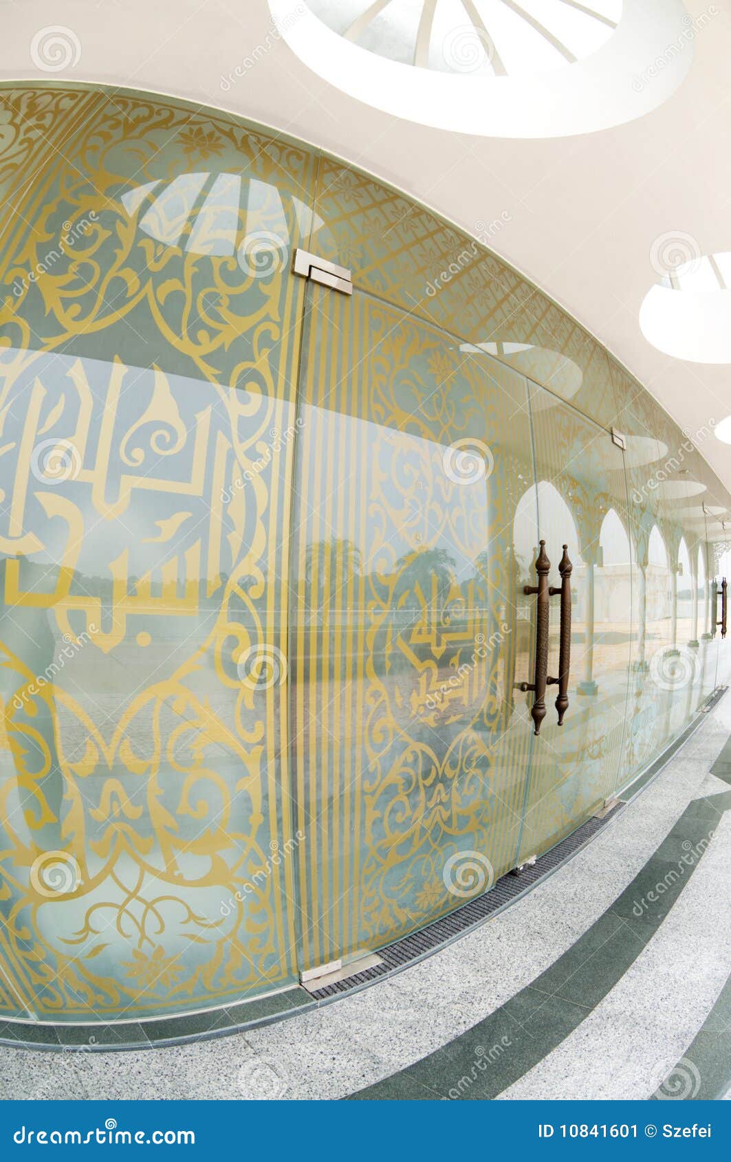 Modern Islamic door design stock image. Image of background - 10841601