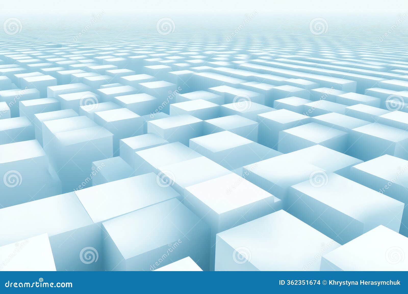 A Modern Isometric Grid Background with Precise 3D Cubes, Soft Shading ...