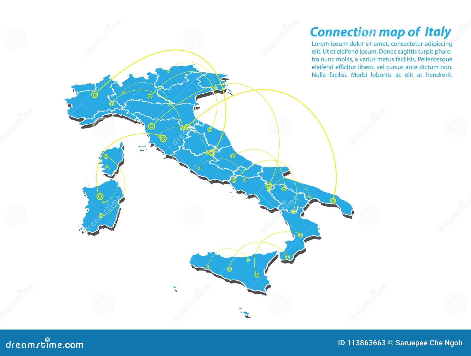 Modern of Italy Map Connections Network Design, Best Internet Concept ... Modern of Italy Map Connections Network Design, Best Internet Concept ...