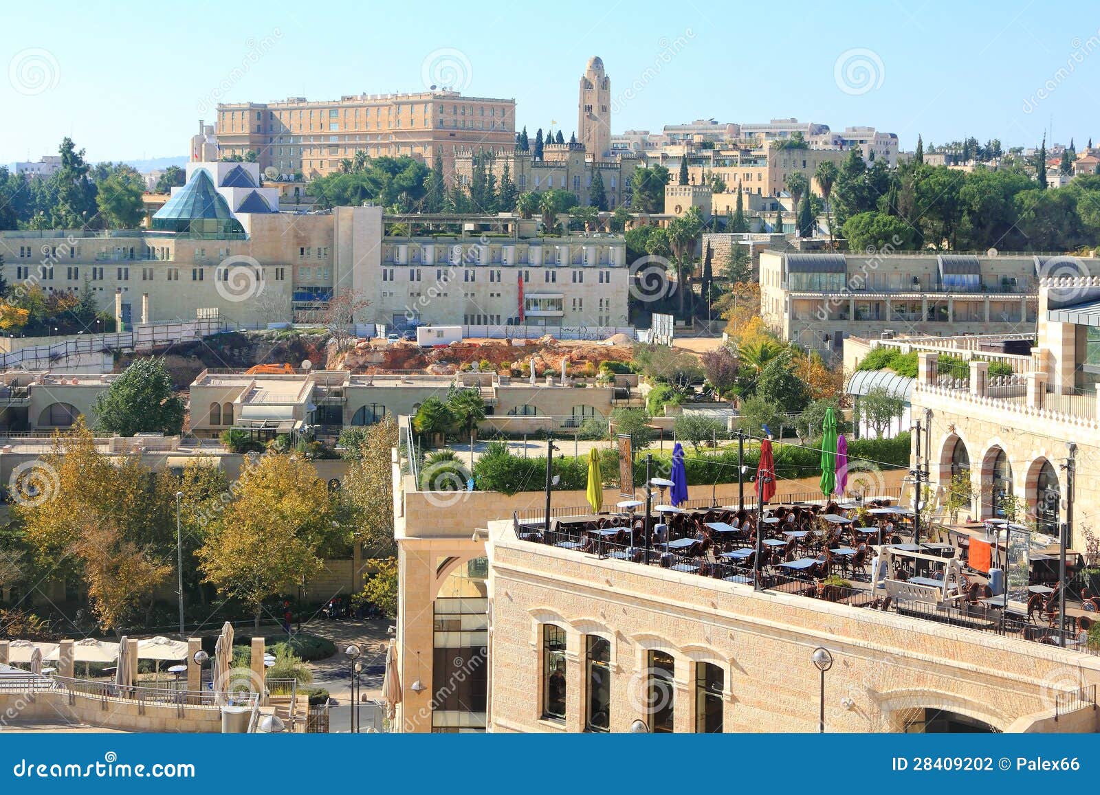 Modern Jerusalem Stock Photography - Image: 28409202