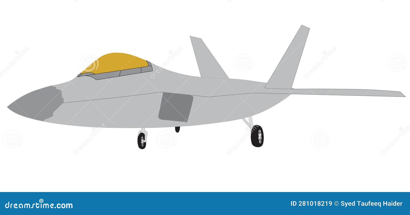 Modern Jet Fighter Detailed Vector with Colors Stock Vector ...