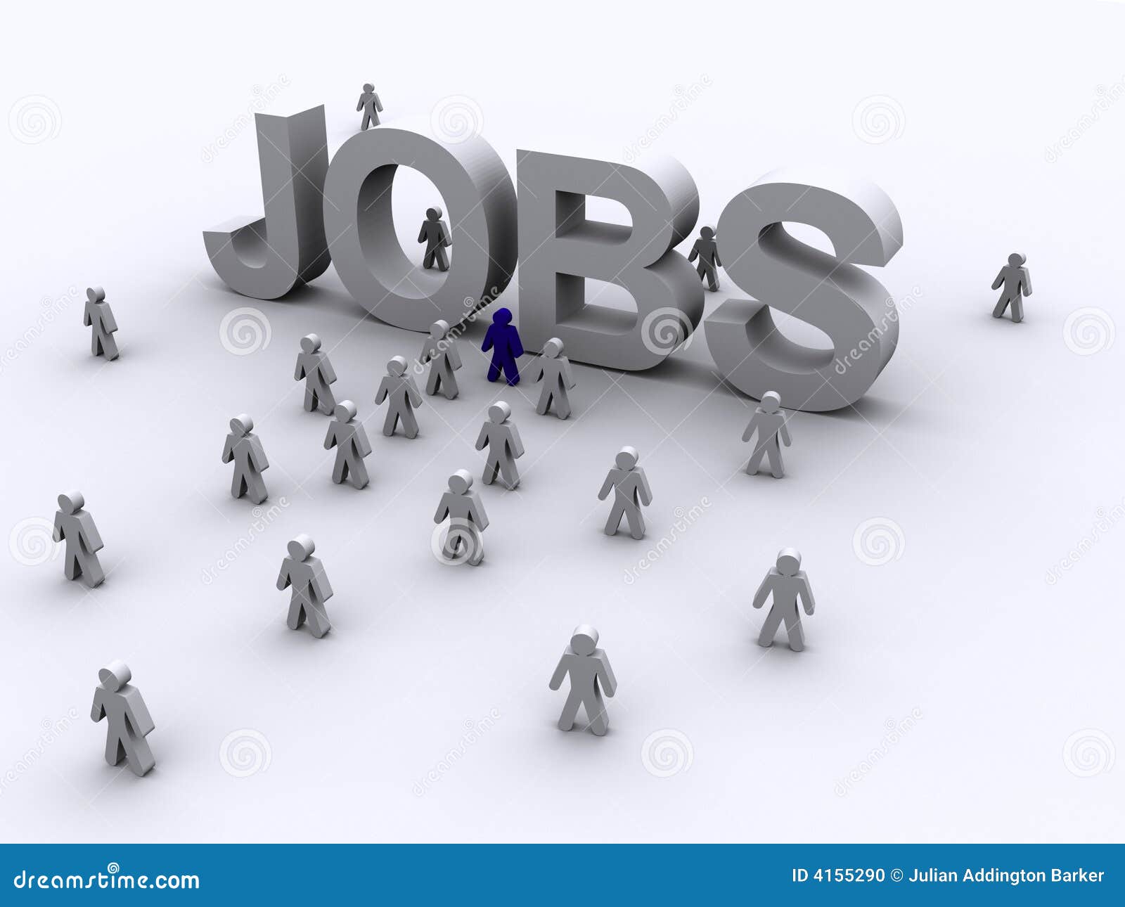 The Modern Job Search stock illustration. Illustration of human - 4155290