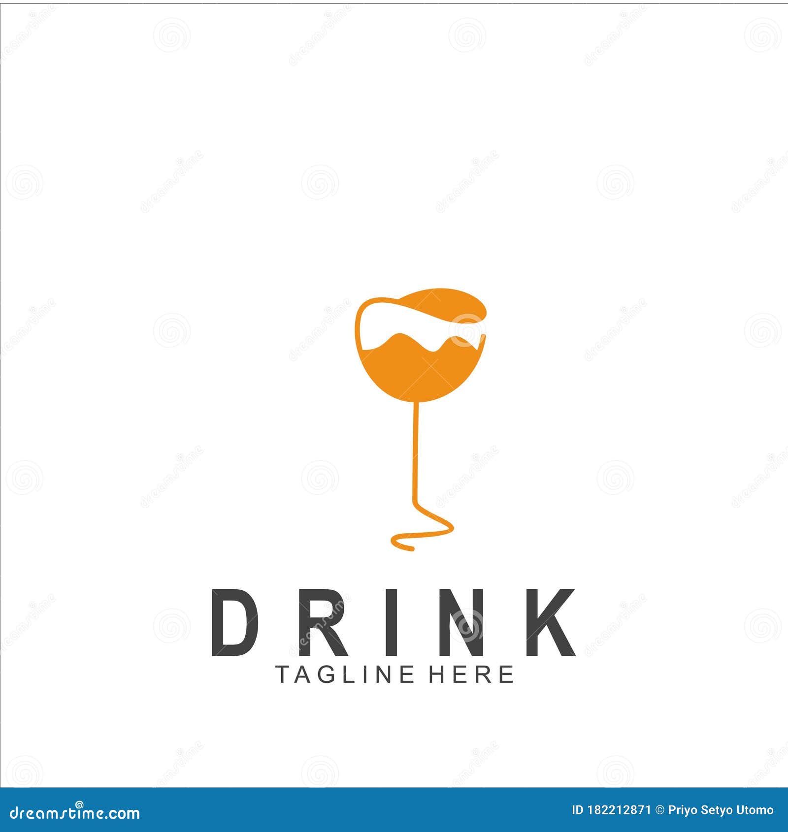 Modern Juice logo design stock illustration. Illustration of drink ...