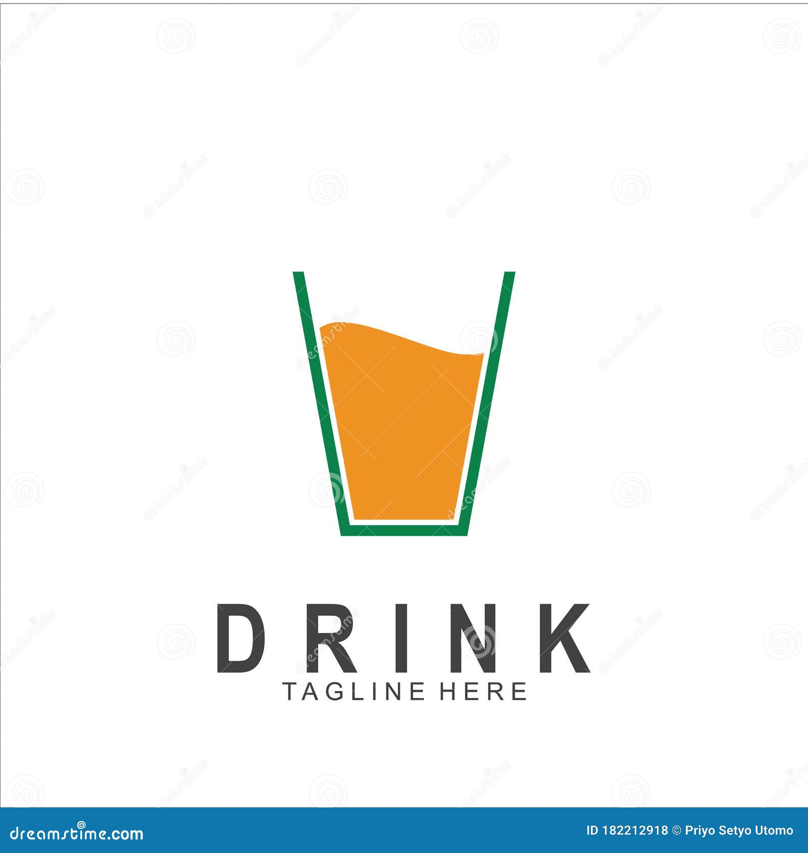 Modern Juice logo design stock illustration. Illustration of modern ...