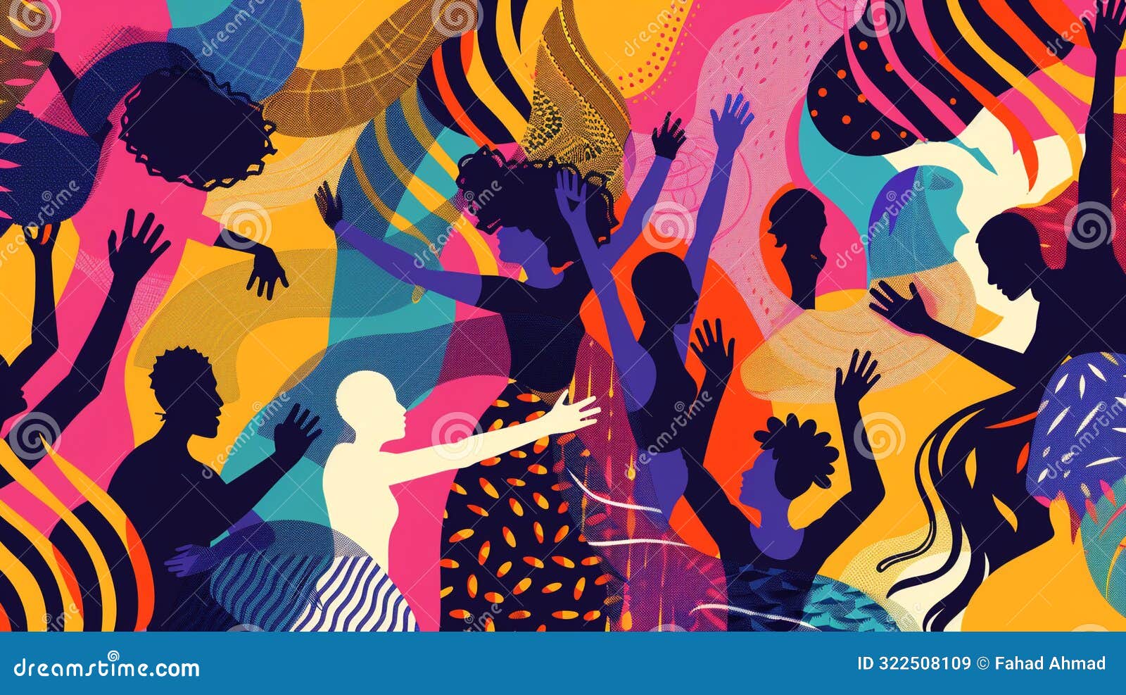 Modern Juneteenth Freedom Day Illustrations With Sleek Lines And Vivid ...