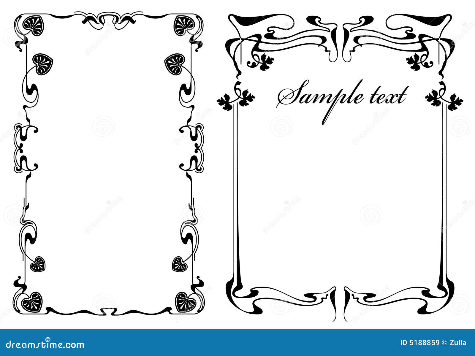 Modern kader, vector illustratie. Illustration of tekening - 5188859