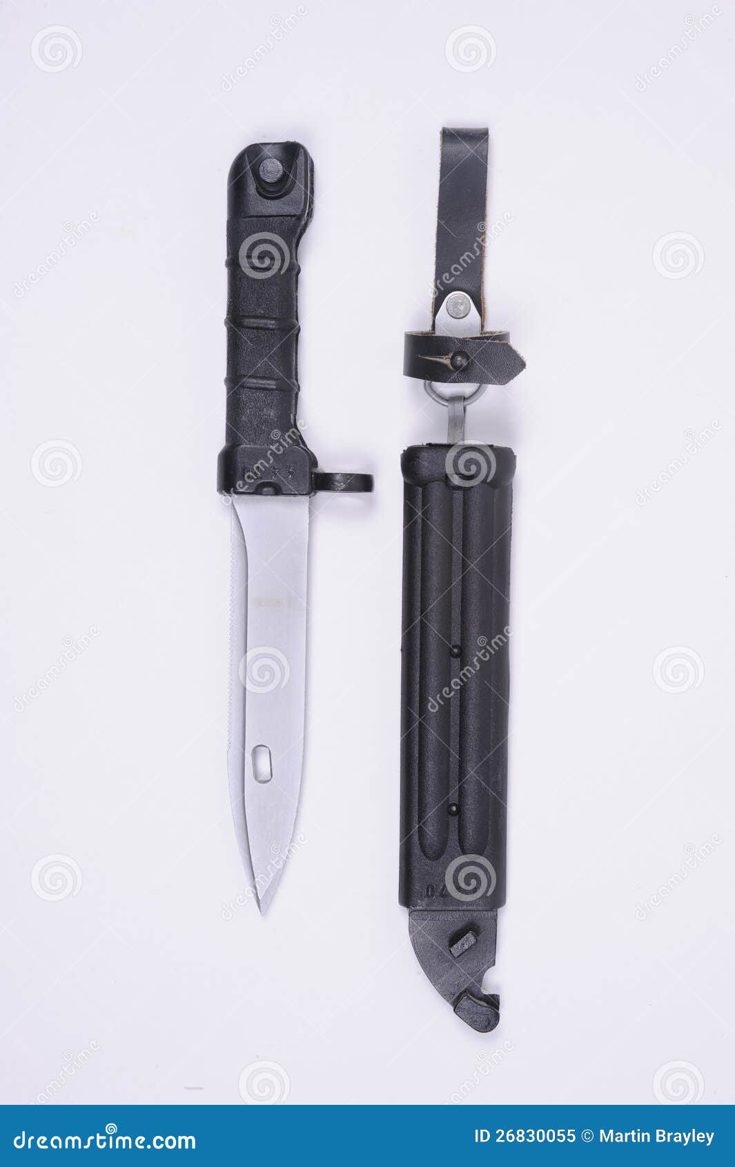 Modern Kalashnikov bayonet stock image. Image of insulated - 26830055