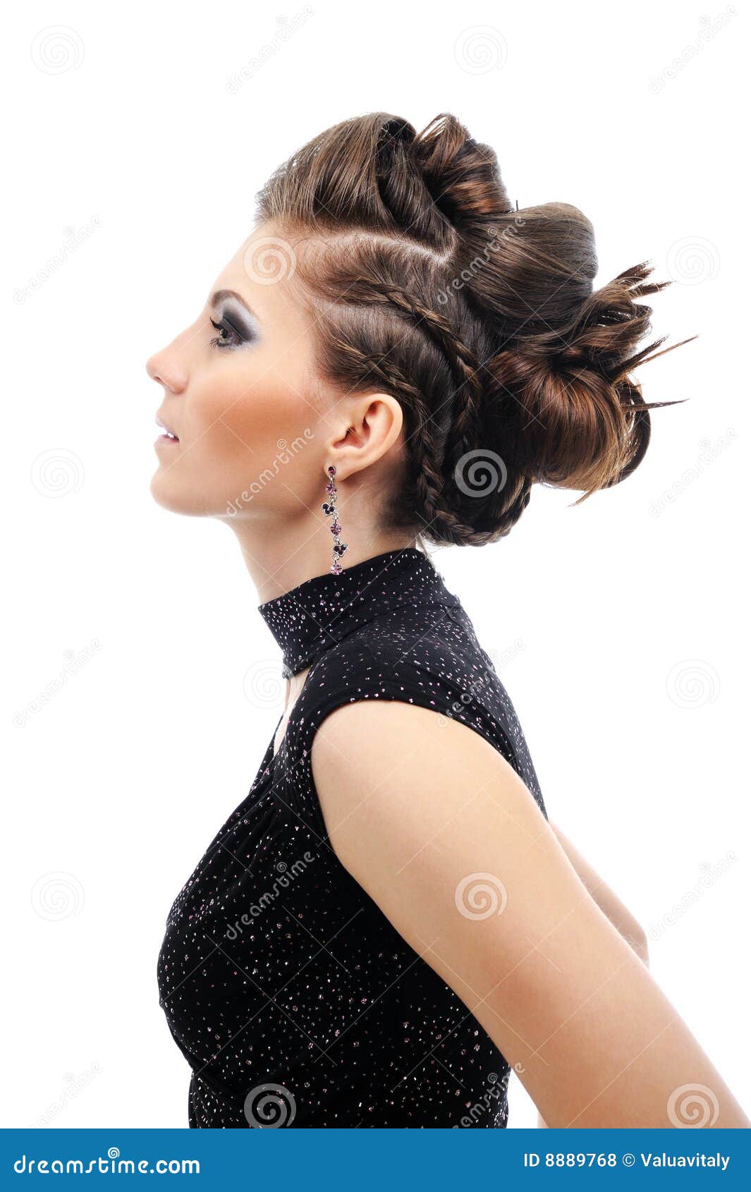 Modern kapsel stock foto. Image of gezicht, studio, kaukasisch - 8889768