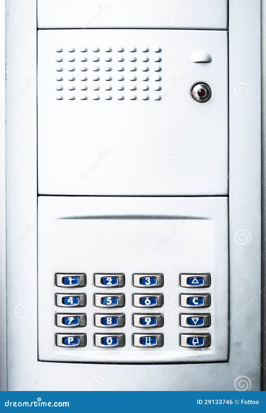 Modern keypad stock photo. Image of steel, contemporary - 29133746