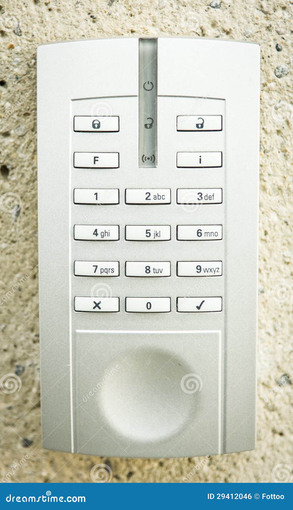 Modern keypad stock photo. Image of intercom, plastic - 29412046