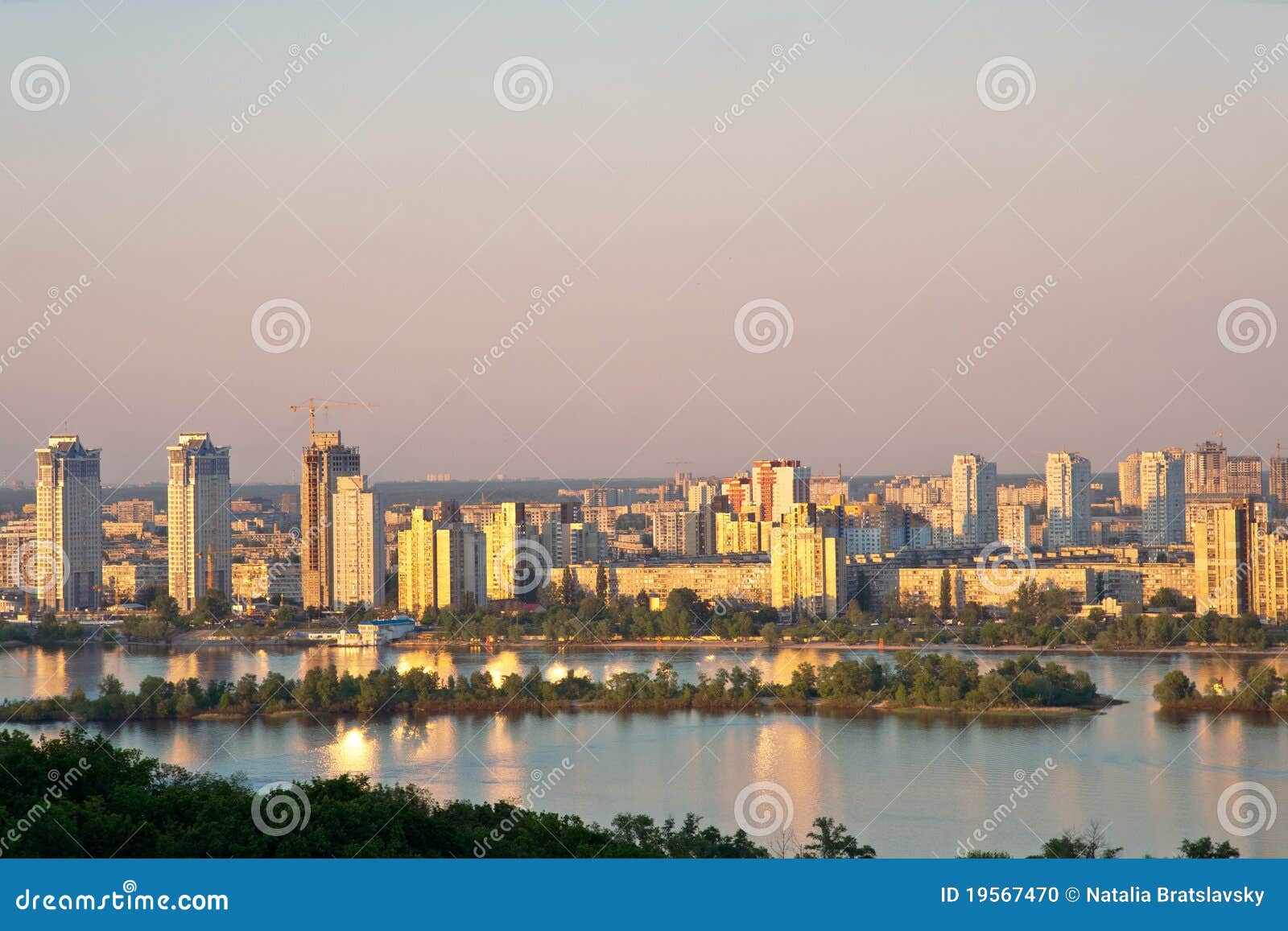 Modern Kiev stock photo. Image of residential, skyline - 19567470