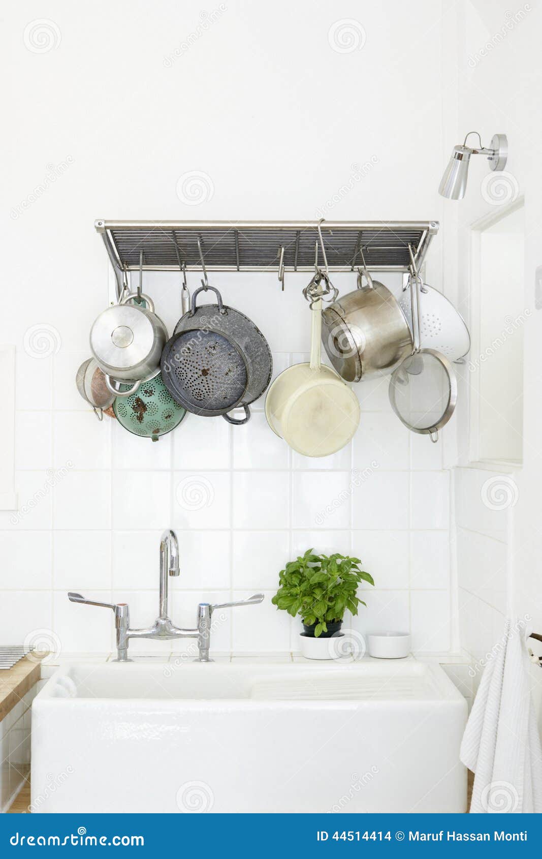 Modern Kitchen stock photo. Image of residential, fire - 44514414