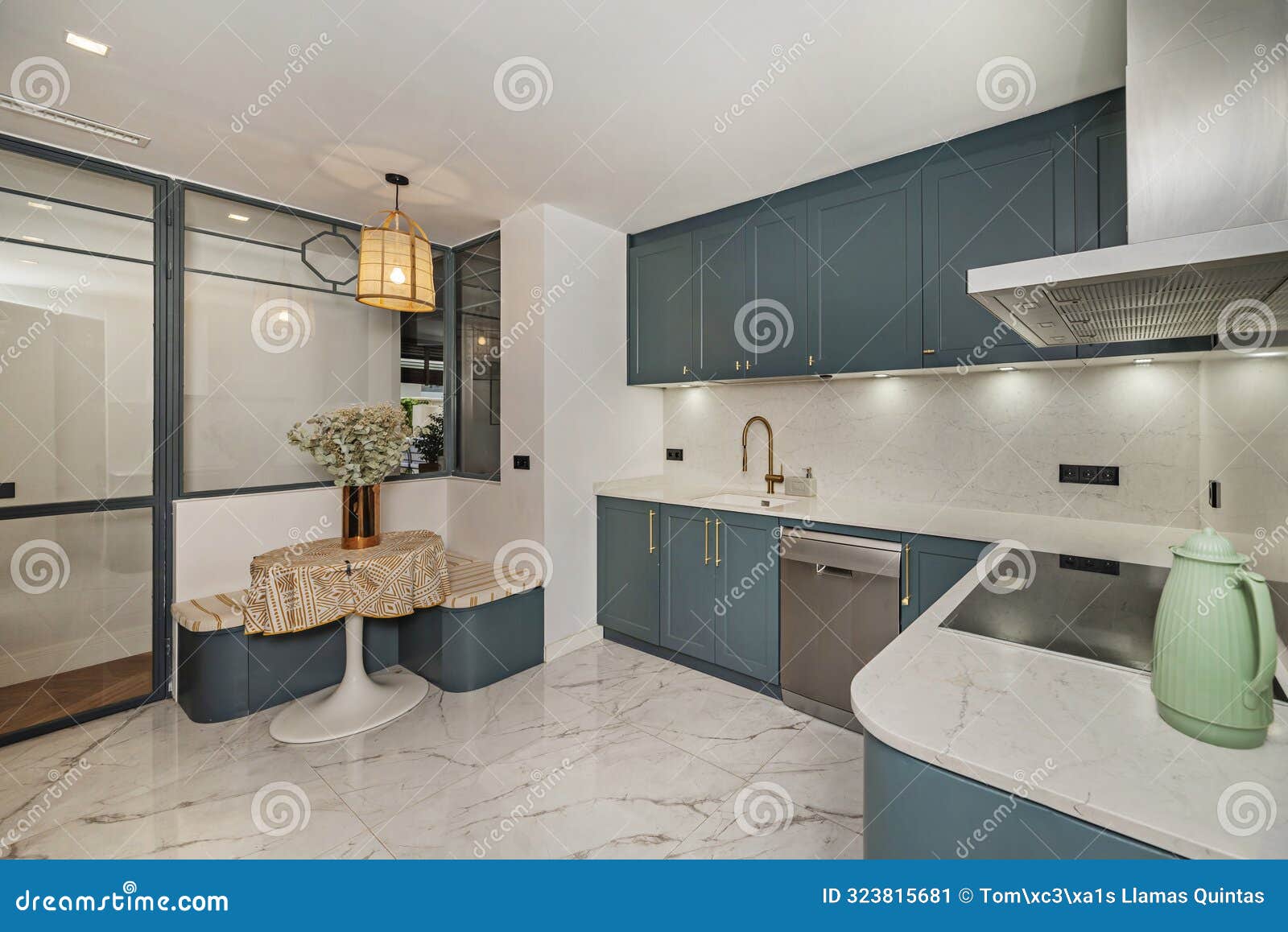 In Modern Kitchen Design, less is More Stock Image - Image of house ...