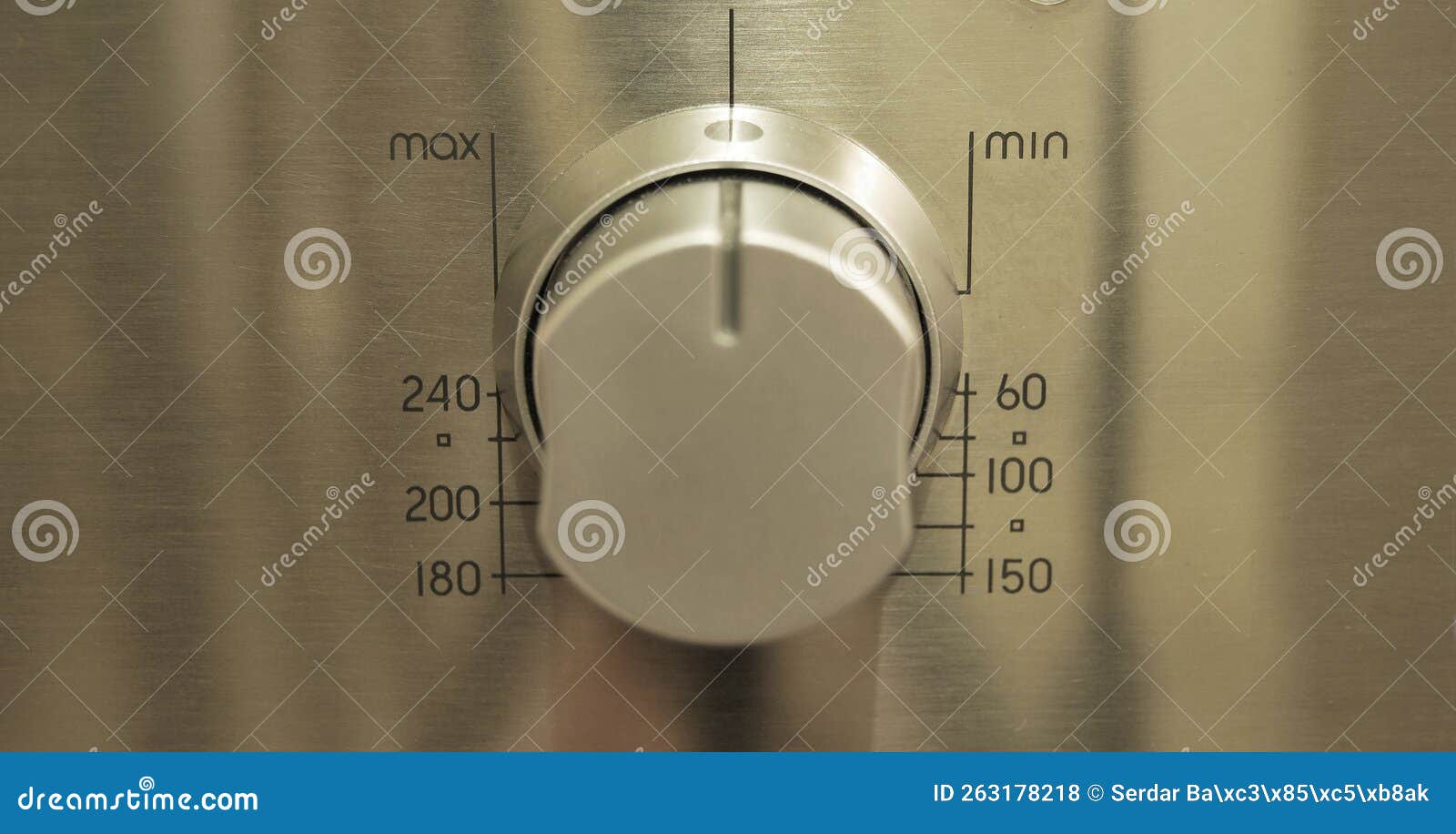 Modern Kitchen Has an Oven and the Control Panel Stock Photo - Image of ...