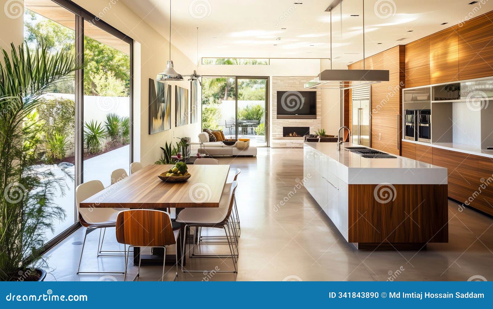 A Modern Kitchen in a Modern Home Blends Sleek Design with ...