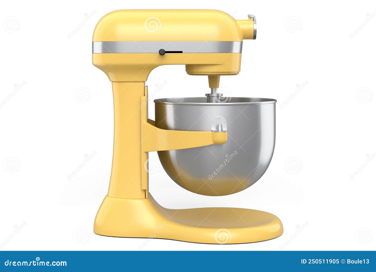 Modern Kitchen Mixer for Cooking, Blending and Mixing on White ...