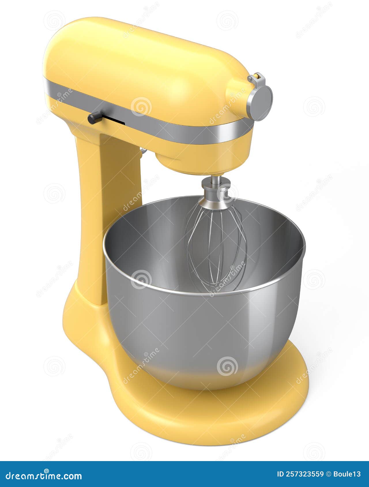 Modern Kitchen Mixer for Cooking, Blending and Mixing on White ...