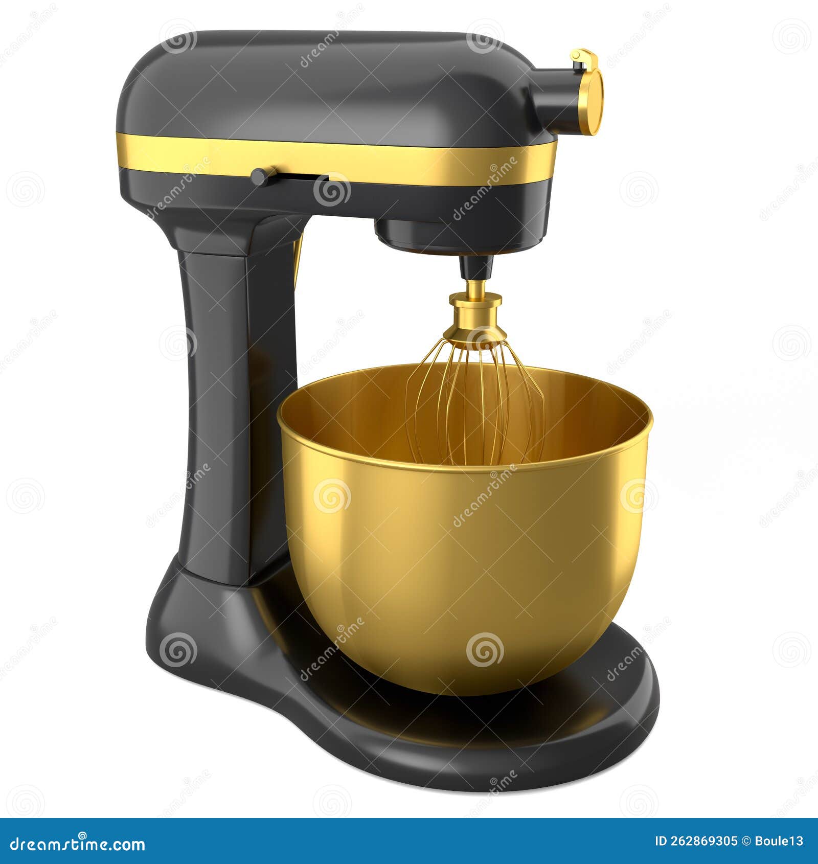 Modern Kitchen Mixer for Cooking, Blending and Mixing on White ...