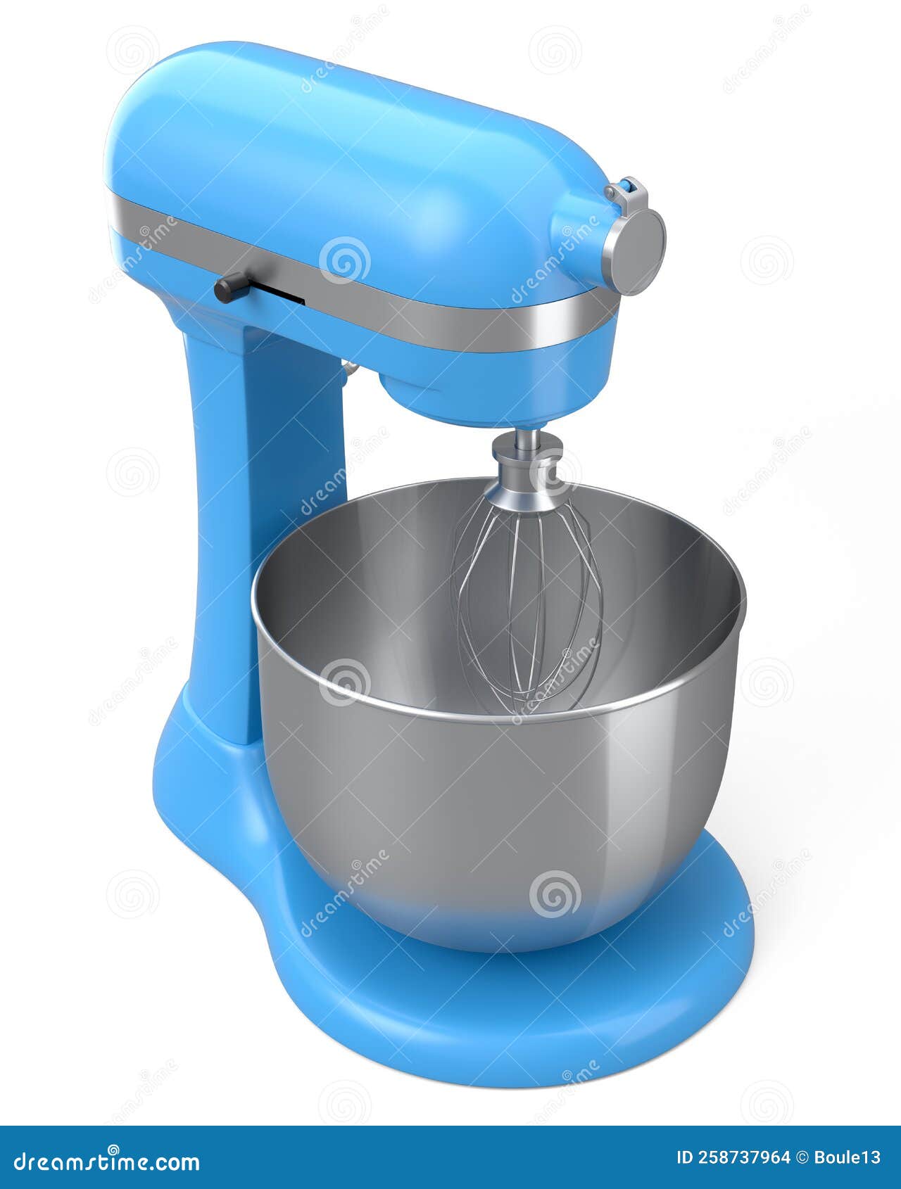 Modern Kitchen Mixer for Cooking, Blending and Mixing on White ...