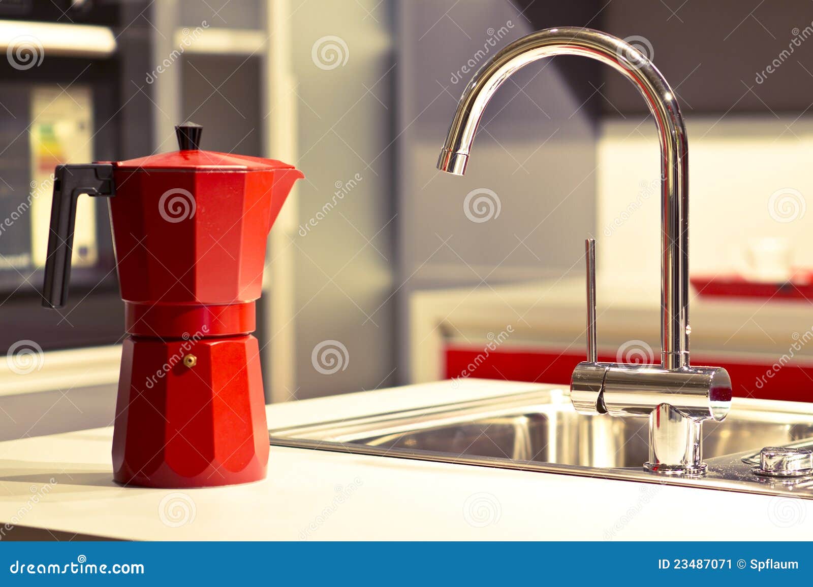 Modern kitchen pipe stock image. Image of sink, pipe - 23487071