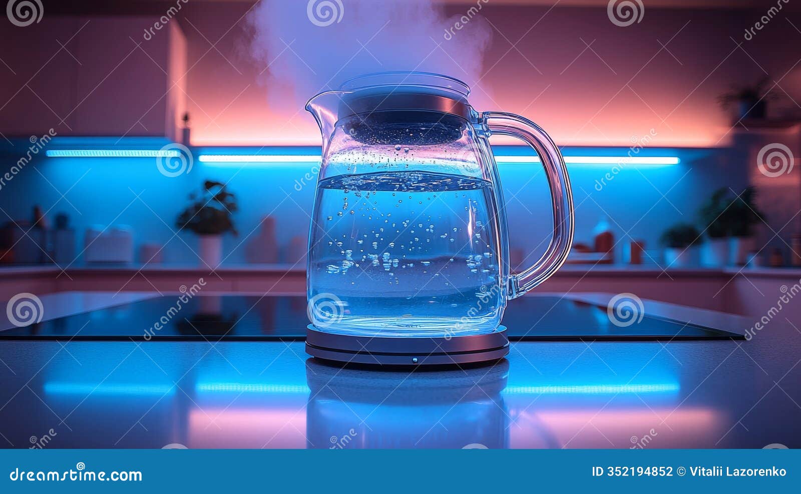 Kettle Boiling On Black Background,vintage,retro,brass,copper,metal ...