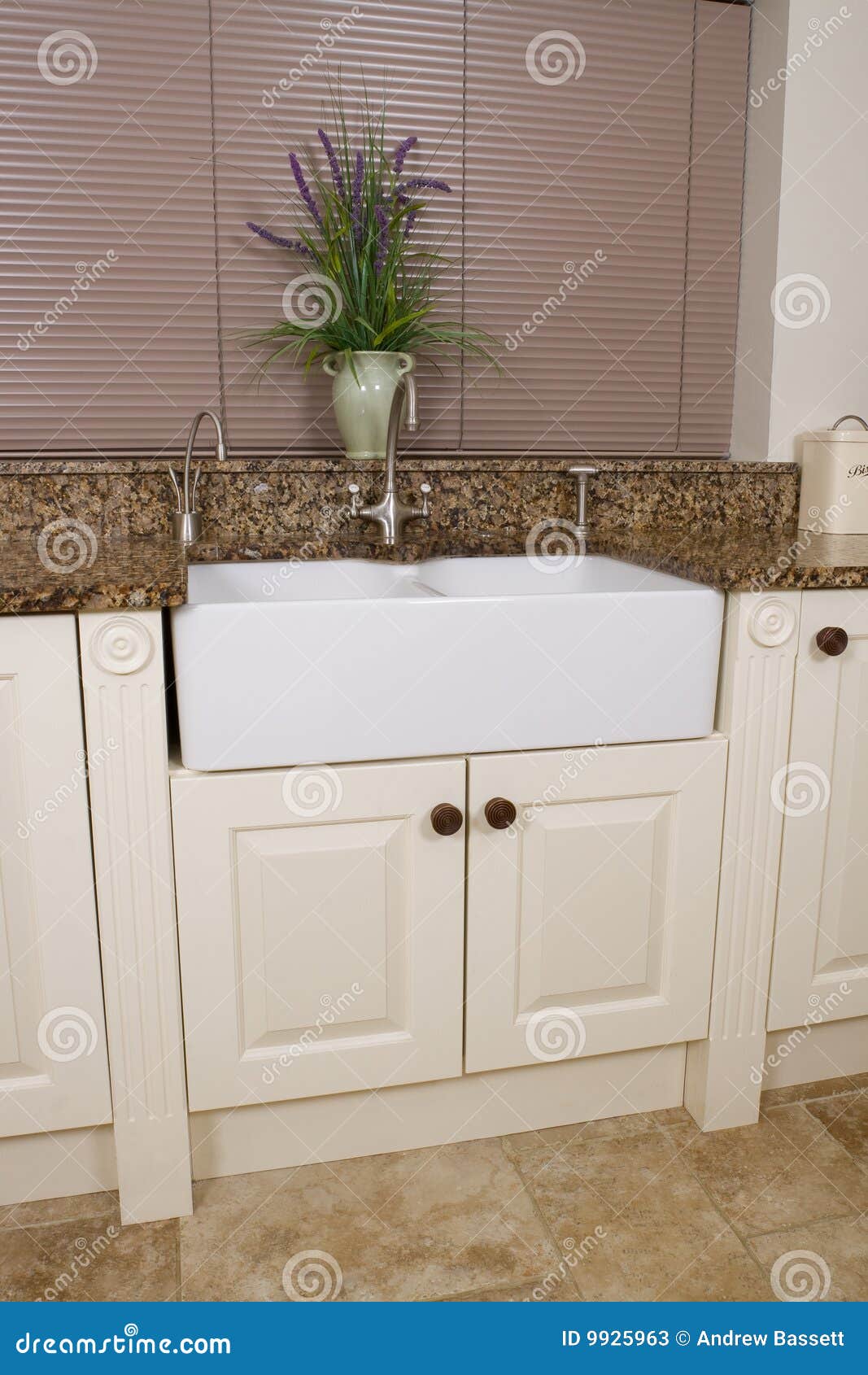 Modern kitchen sink area stock image. Image of area, granite - 9925963